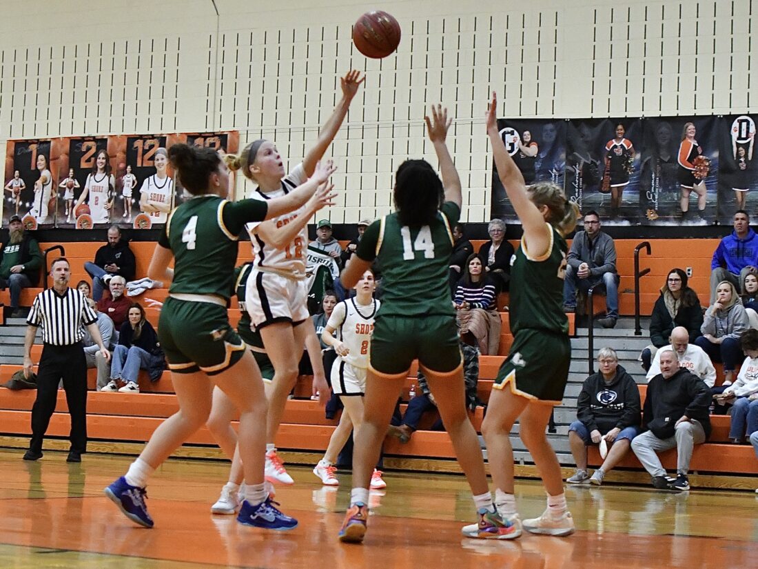 Dincher breaks program record for career points, as Shore girls edge ...